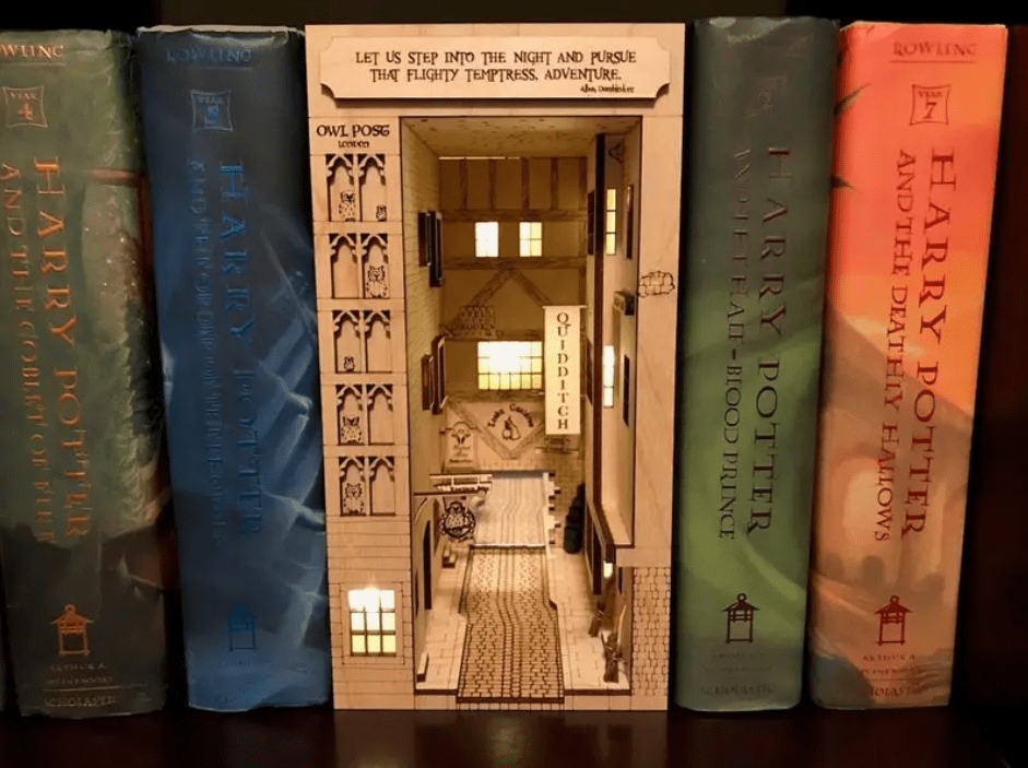 These Book Nook Shelf Inserts Turn Your Favorite Book Into A Cool ...