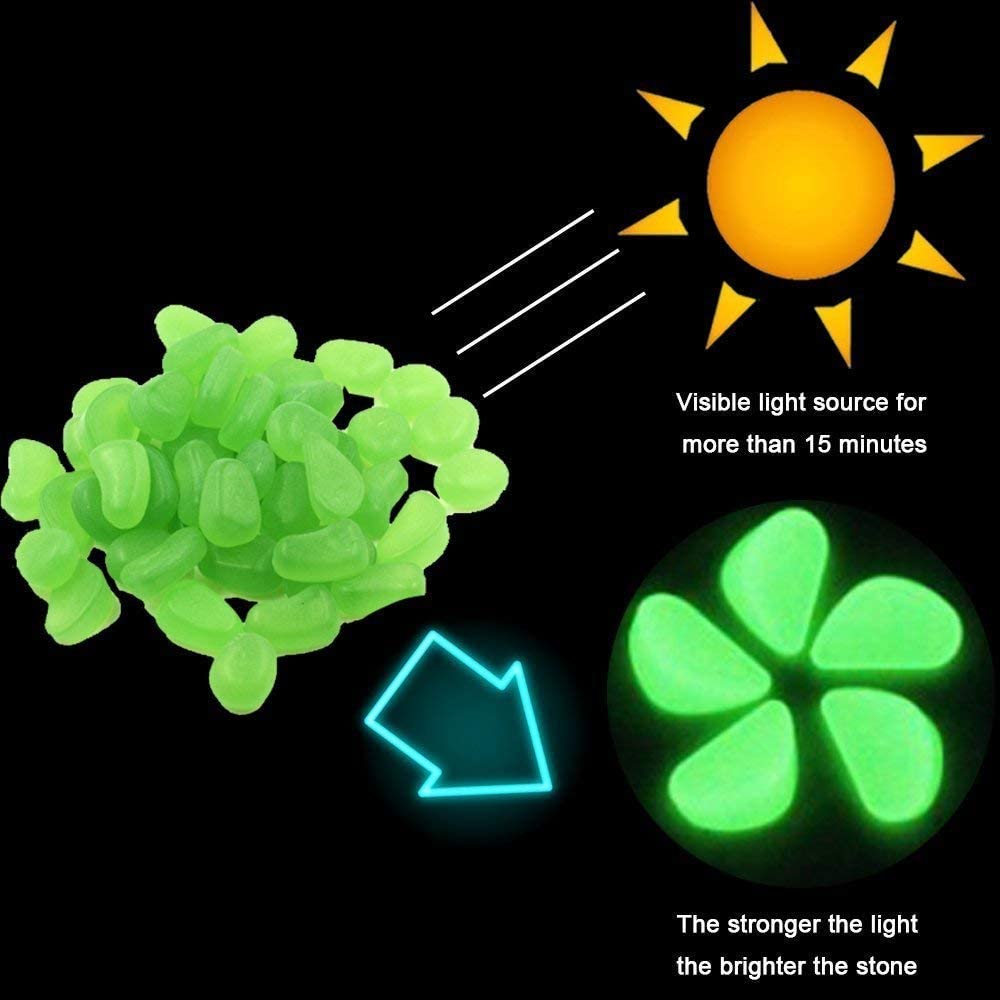 You Can Get Glowing Stones To Decorate Your Garden Or Walkways With and ...