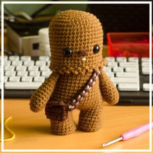 This Patterns Allows You To Make Your Own Tiny Crochet Chewbacca and I ...