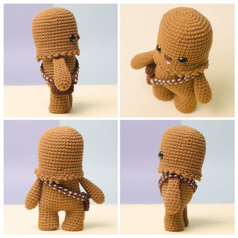 This Patterns Allows You To Make Your Own Tiny Crochet Chewbacca and I ...
