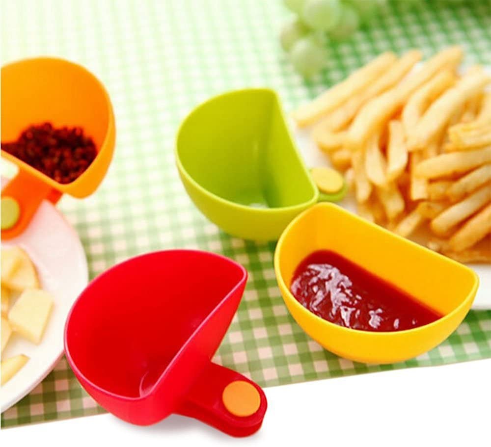 These Dipping Cups Clip Onto Your Plate To Keep Condiments From ...