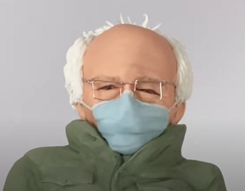 This Woman Made A Cake Of The Viral Bernie Sanders Meme And My Mind Is ...