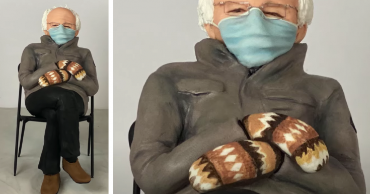 This Woman Made A Cake Of The Viral Bernie Sanders Meme And My Mind Is ...