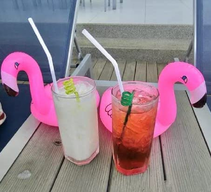 You Can Get Floating Coasters To Hold Your Drink So You Can Sip In The ...