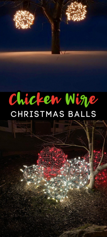 People Are Making Lighted Christmas Balls Out of Chicken Wire For The ...