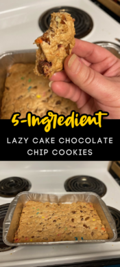 5-Ingredient Lazy Cake Cookies
