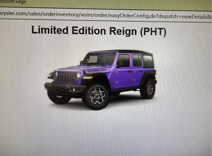 Jeep Officially Has A New Purple Jeep and You Can Pre-order It Now