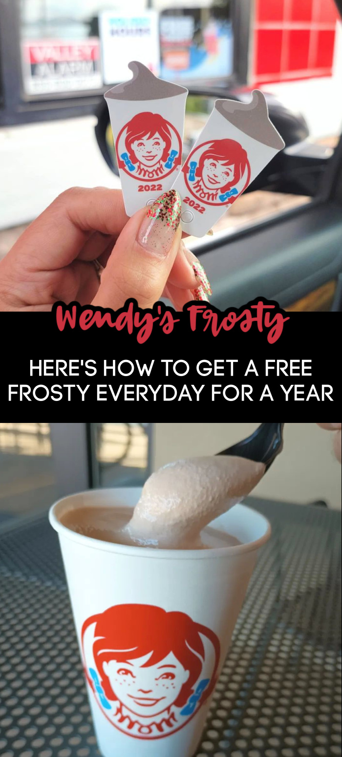You Can Get A Free Wendy's Frosty Everyday For An Entire Year! Here's how.
