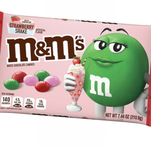 M&M's Released White Chocolate Candies That Taste Like a Strawberry Shake