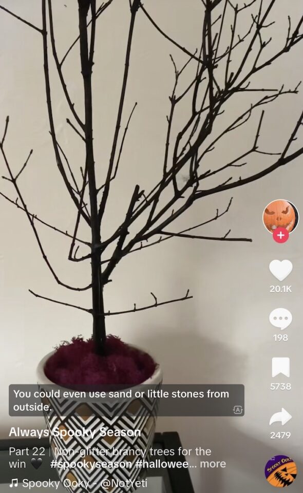 Here's How to Make Your Own Spooky Trees This Halloween